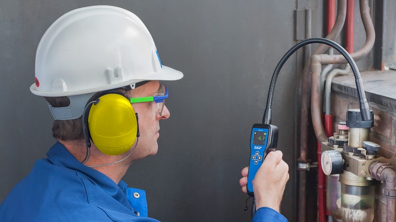 Ultrasonic air leak detector - SKF leak detection equipment | SKF