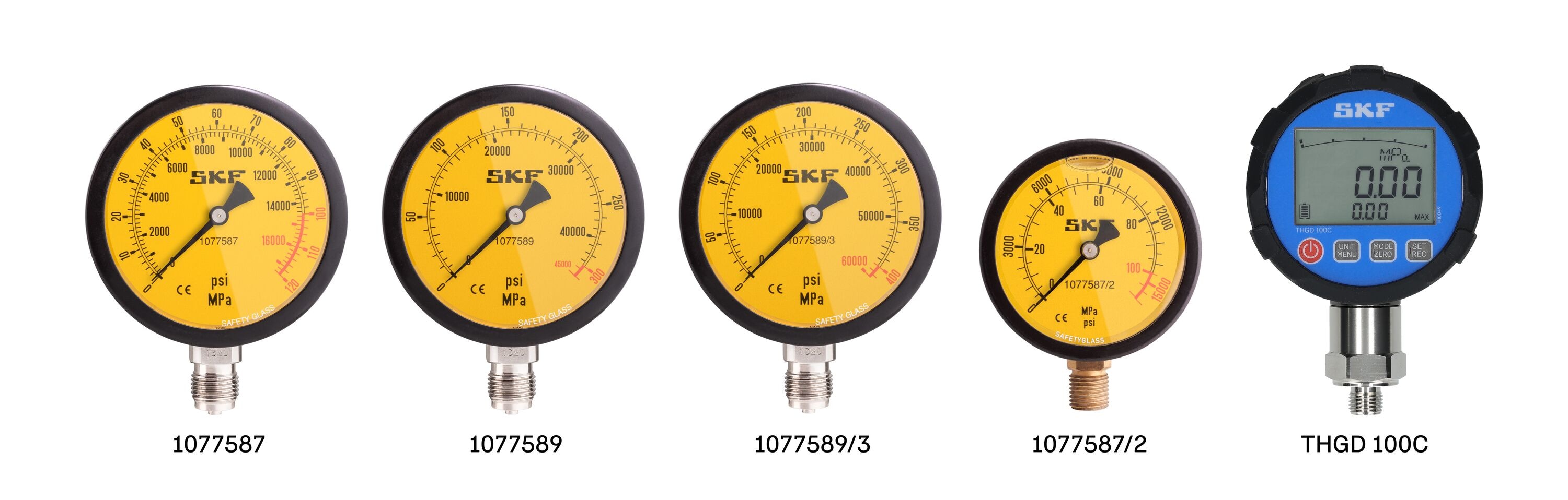 Pressure gauges | SKF