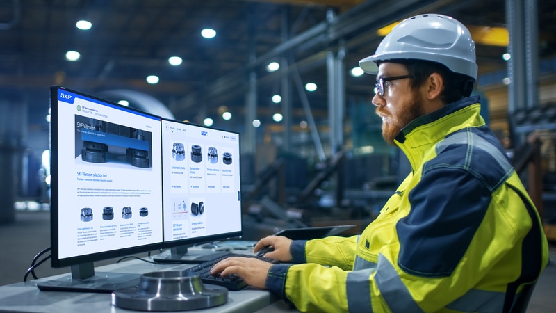 Herramienta de selección de SKF Vibracon | SKF