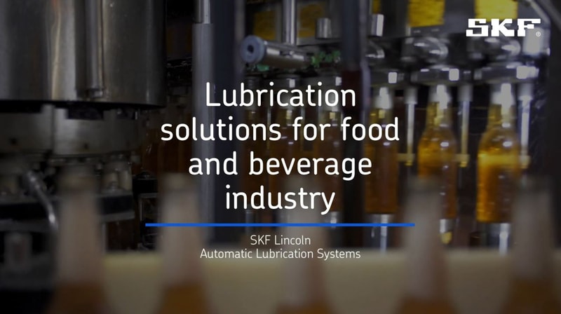 Lubrication for the food and beverage industry | SKF Lincoln | SKF