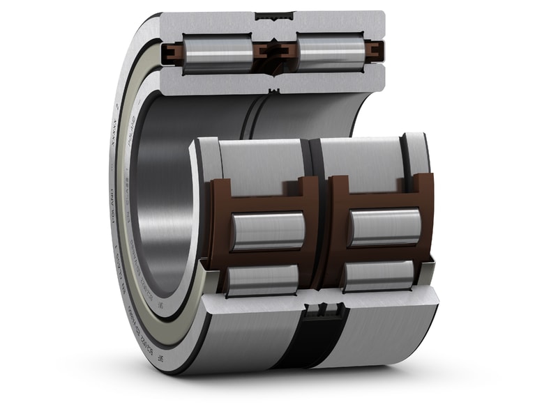 Unidad de rodamientos de rodillos cilíndricos SKF para aplicaciones de transporte de mercancías ...