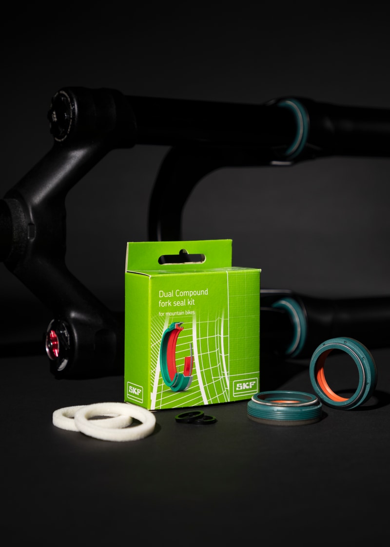 Dual compound fork seal kit for MTB
