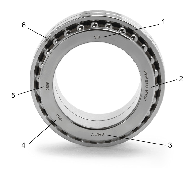 Markings on bearings | SKF