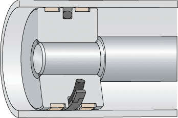 Piston seals with rigid split slide rings | SKF